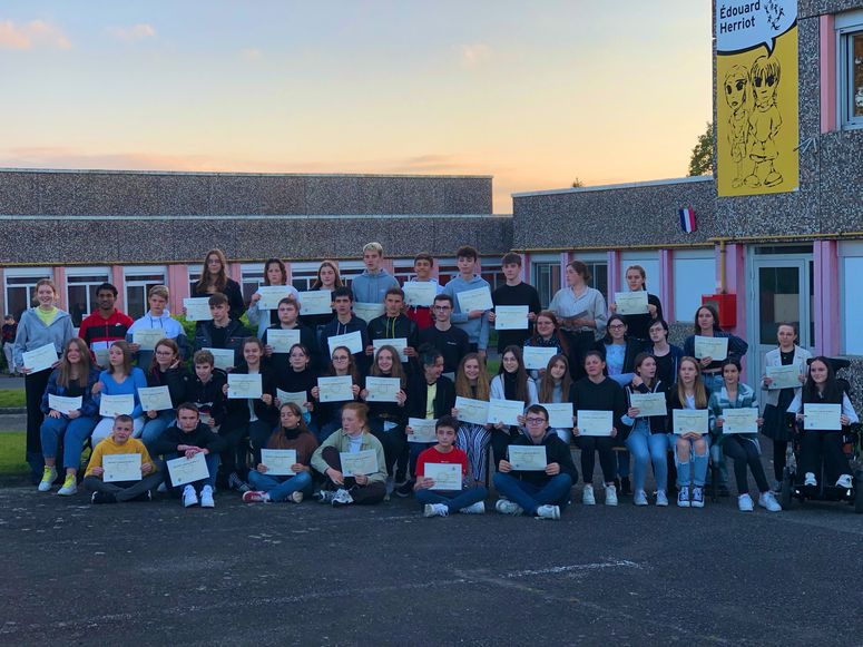 Cérémonie de remise des diplômes du DNB - Collège Édouard Herriot - Rostrenen